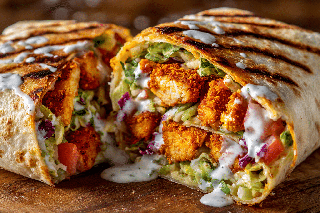 Crispy Chicken Wraps – A Quick and Flavorful Family Favorite ...