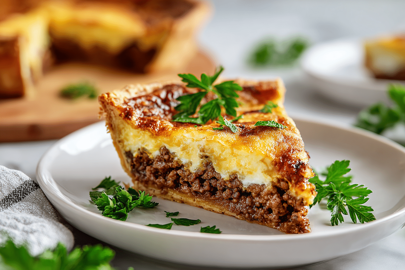 One-Pan Cheeseburger Pie Dinner: 35-Minute Cheesy, Family-Friendly ...