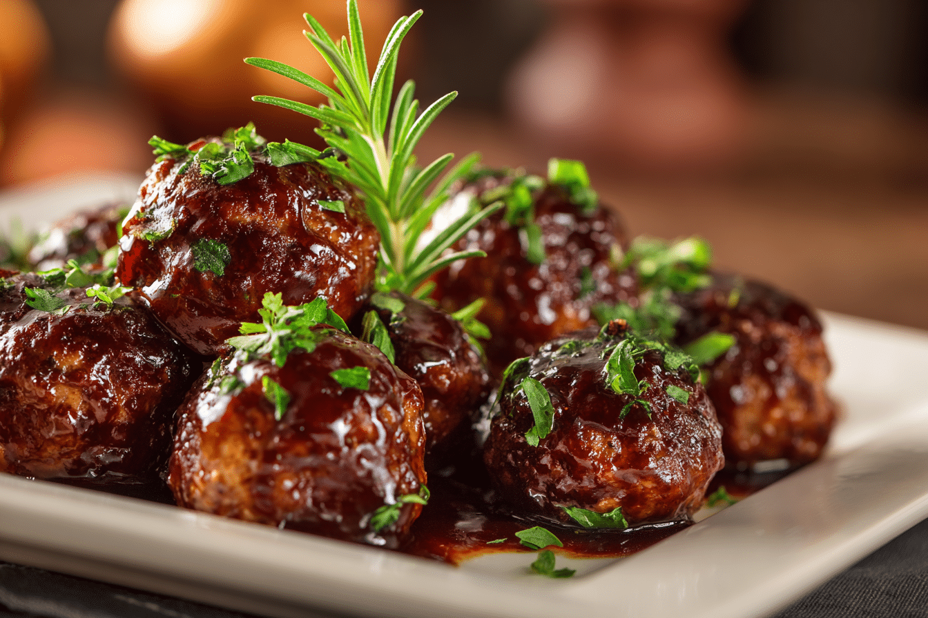 Cranberry BBQ Crockpot Meatballs – A Sweet and Savory Party Favorite ...