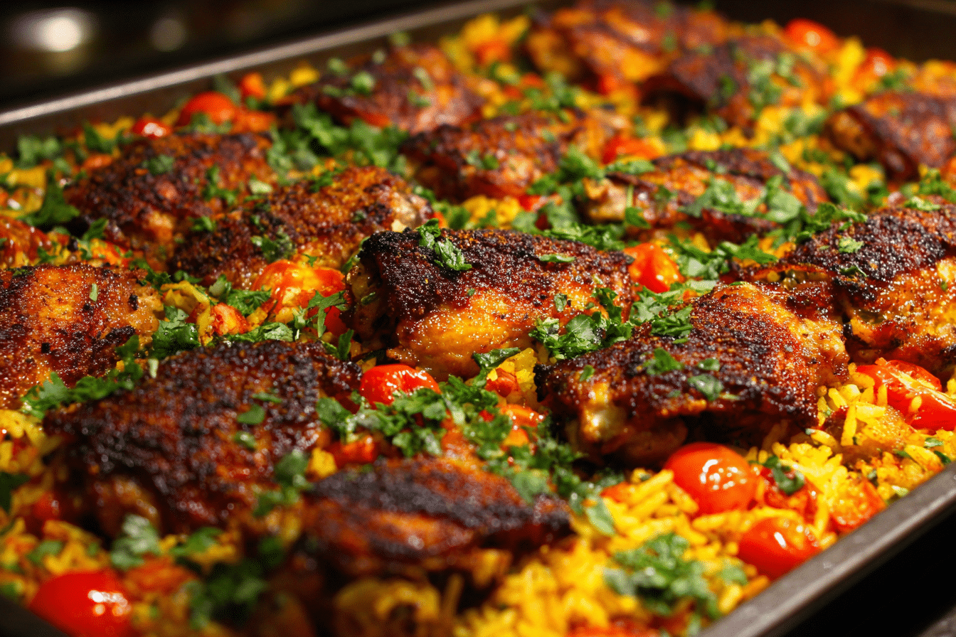 Caribbean Chicken and Rice: 5-Ingredient Bold Comfort Meal - Recipesreverie
