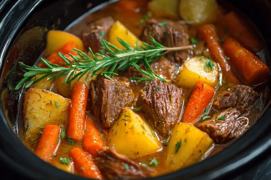 High-Protein Crock Pot Beef Stew: 6-Hour Clean Comfort Classic ...